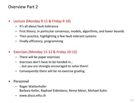 Ppt Part 2 Fault Tolerance Distributed Systems 2010 Powerpoint