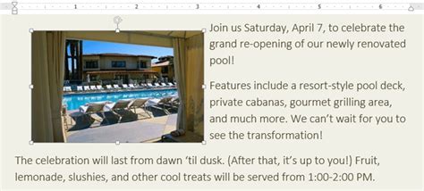 Word 2013 Formatting Pictures