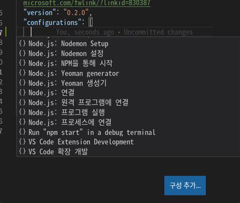 vscode launch json