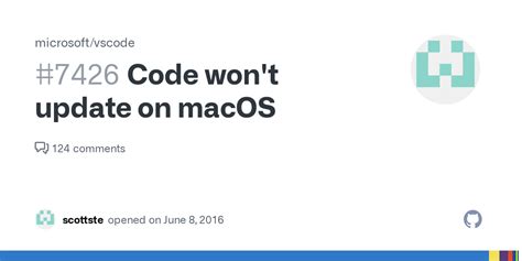 Code Won T Update On MacOS Issue 7426 Microsoft Vscode GitHub