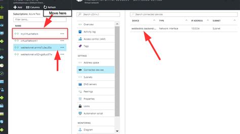 How To Move Vm To A New Virtual Network In Azure Portal Server Fault