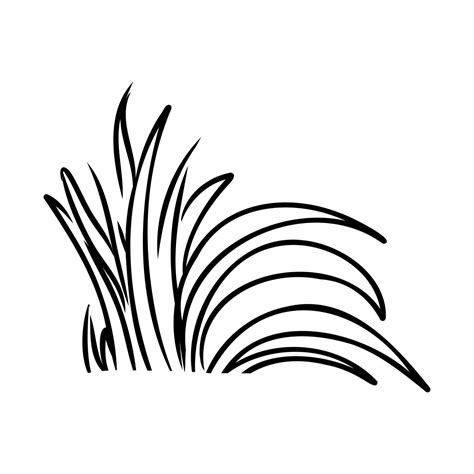 Cartoon Grass Sketch 48390315 Vector Art At Vecteezy