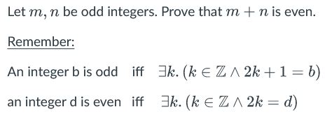 Solved Let M N Be Odd Integers Prove That M N Is Even Chegg