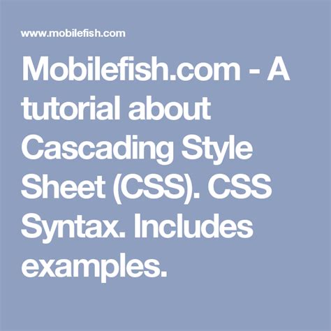 What Is Css Learn The Basics Of Cascading Style Sheets