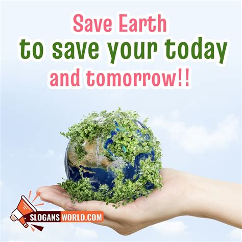 Catchy Slogans To Save Earth And Environment Slogans World