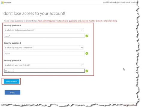 How To Enable Self Service Password Reset In Azure Ad Azure Lessons