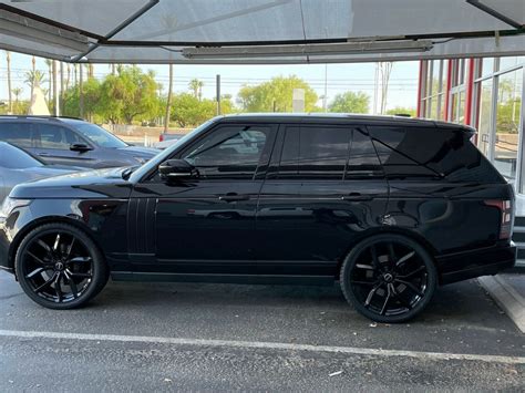 24 Svr Style Gloss Black Wheels For Range Rover Land Rover 5x120 Rims
