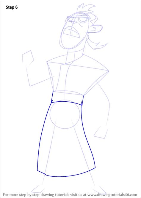 Learn How To Draw Dr Drakken From Kim Possible Kim Possible Step By