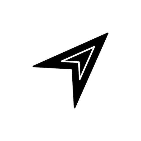 Premium Vector Navigation Icon Set Compass Tool Arrow Vector Symbol Gps North Directional