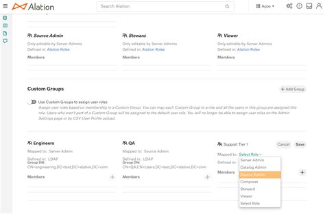 Manage Groups — Alation User Guide
