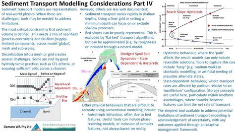 Sediment Transport Modelling Considerations Part Iv