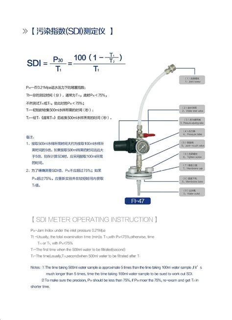 Pall Silt Density Index Kit To Measure The Fouling OFF