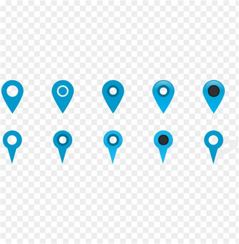 Vector Transparent Free Map Marker Pin Icons The Web Google Map Marker Psd PNG Transparent