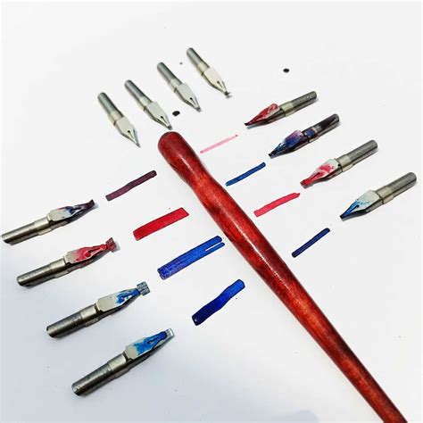 Professional Calligraphy Nibs Set 12pcs With Holder