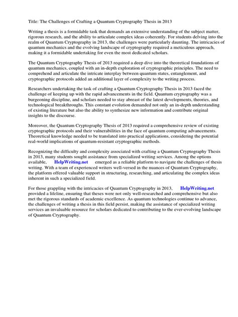 quantum cryptography thesis 2013 pdf public key cryptography