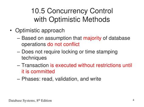 Ppt 104 Concurrency Control With Time Stamping Methods Powerpoint