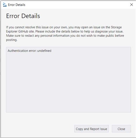 Authentication Error Undefined · Issue 4097 · Microsoft