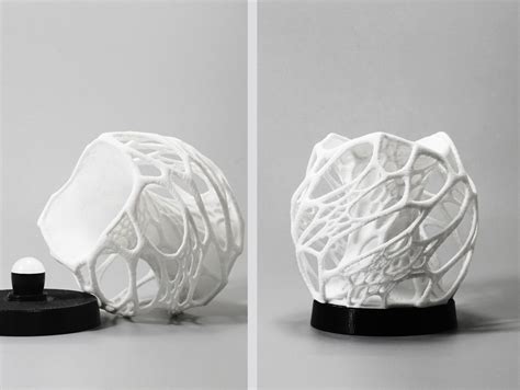 Solid Cellular Lamp With Base By Toolmoon Download Free Stl Model