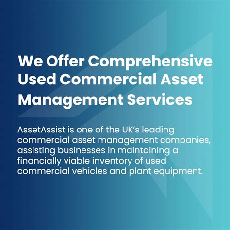 Asset Assist On Linkedin Assetmanagement Commercialvehicles