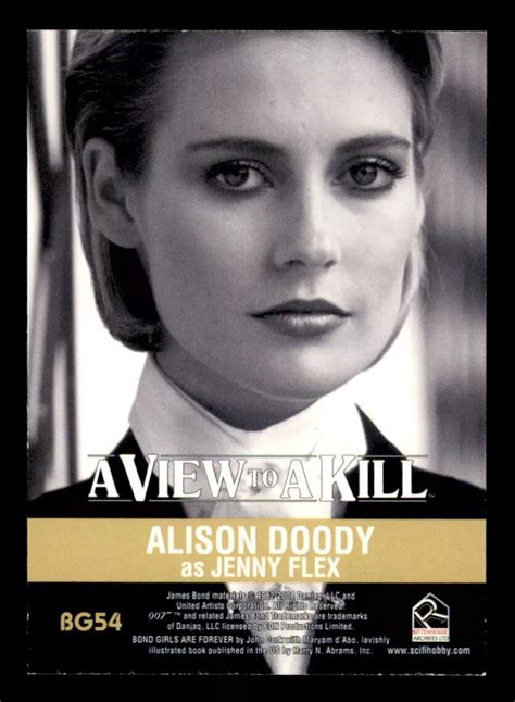Alison Doody James Bond