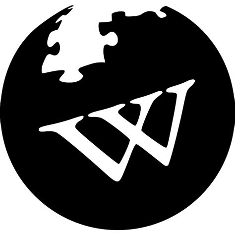Wikipedia Vector SVG Icon SVG Repo