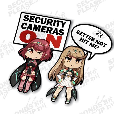 Pyra And Mythra Chibi Kiss Cut Seconds Please Reviews On Judgeme