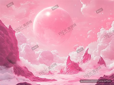 Ai创作图粉红色的超现实风景 粉红色的超现实世界 粉色唯美场景 云雾般的粉色虚幻 粉红色的超现实主义奇幻 粉红色的幻想环境 粉红色的奇幻超现实主义 外星球幻想场景插画 粉色场景画 粉红色的超