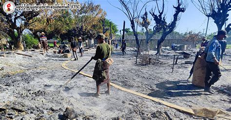 Dvb ချောင်းဦးမြို့နယ်တွင် ပြည်သူ ၁ ဦးကို စစ်တပ်က သတ်ဖြတ်ပြီး ရွာ ၁ ရွာကို မီးရှို့