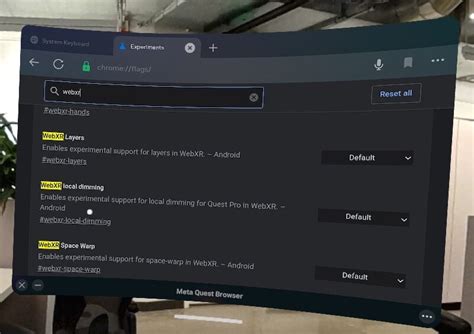 meta quest browser 24 3 is rolling out now with support for local