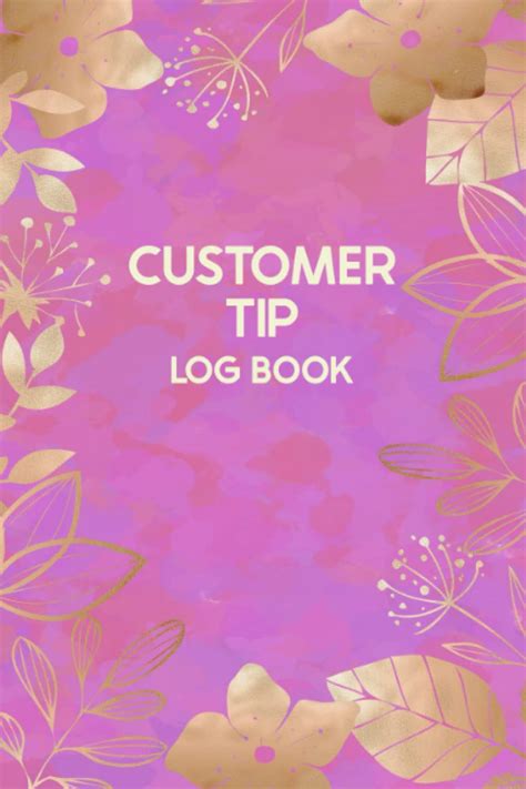 Amazon Com Customer Tip Log Book With Tip Out Tracking Small Size Ganchev Sv Books