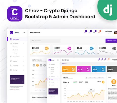 Chrev Crypto Admin And Dashboard Python Django Template Thememag