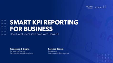 Smart Kpi Reporting For Business On Demand Webinar • Convolut