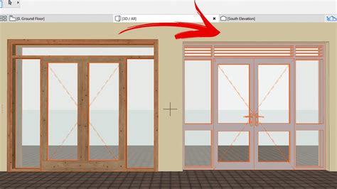 Door With Vents In Archicad YouTube