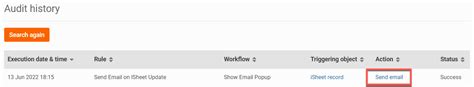 Workflow Audit History