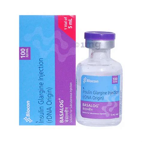 Insulin Glargine 100 Iu Basalog 100iu Injection 1x5ml At Rs 784 Vial In Betul