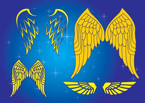 Vector Wings Graphics Vector Art And Graphics