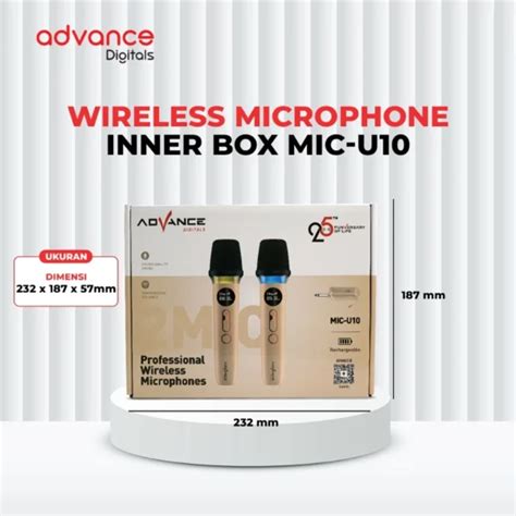 Advance Mic Wireless Mic U10 White Advance Digitals