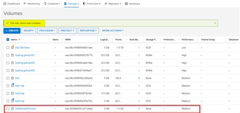 How To Create A Thin Clone Of A Volume And Volume Group On Dell