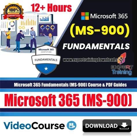 microsoft 365 fundamentals ms 900 12 hours course and pdf guides