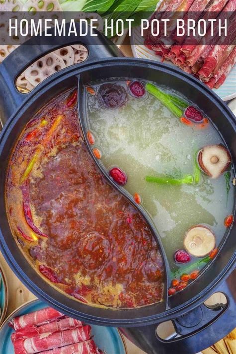 Homemade Hot Pot Broth Spicy And Mild Recipe Hot Pot Recipe