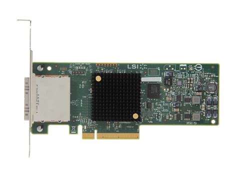 LSI LSI E PCI Express X SATA SAS Host Controller Card Newegg Com