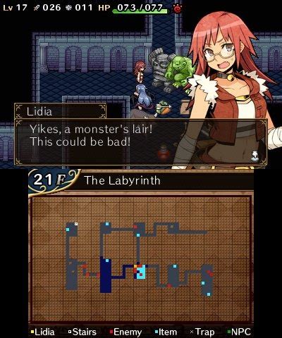 Adventure Labyrinth Story Trailer Offers A Look At The Nintendo DS Port Siliconera