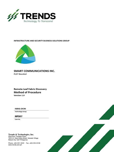 Aci Remote Leaf Fabric Discovery V10 Pdf Pdf Internet Protocols