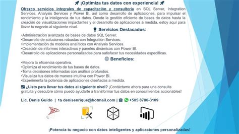 Denis Enrique Guido Rodríguez En Linkedin Especialista En Tecnologías