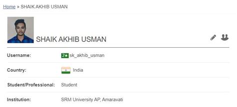 Akhib Usman Shaik On Linkedin Coding Programming Codechef Learning