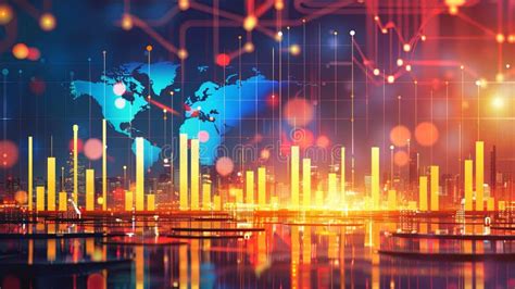 Depiction Of A Global Oil Supply And Demand Graph Indicating An