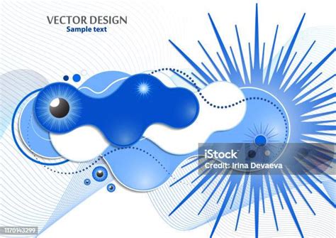 창조적 인 유체 스타일 흰색 배경 태양 광선 눈동자에 동적 모양을 흐르는 포스터 배너 전단지 표지 인쇄 승진 인사 광고 가리기에