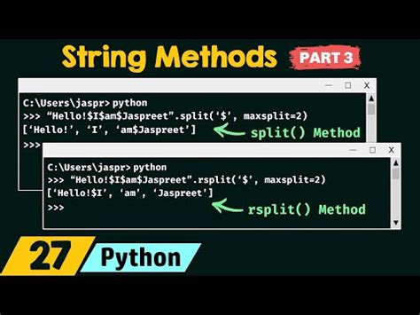 Learn String Methods In Python Part 3 Mind Luster
