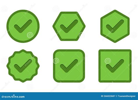 Check Marks Icon Set Tick Marks Accepted Approved Yes Correct Ok Right Choices Task