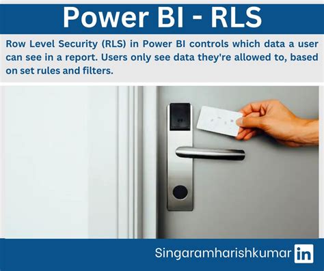 Whats Row Level Security Rls In Power Bi Singaram Harish Kumar